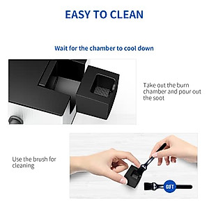 Cocktail Smoker, Wancle Smoking Gun Smoke Infuser for Food Portable Cold Smoker for Food, Cheese & Cocktails,Portable Whiskey Smoker Infuser Smoker Gun for Indoor Kitchen & Outdoor Smoke(Silver)