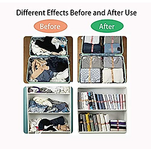 Tuersan Closet Organizers Clothes Folding Board for T-Shirts Jeans Shirts Sweaters Jumpers Closets Drawers Organizers DressBook 10Pcs (L Size)