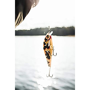 Lure with Two No 3/0, 1-1.4m, Swim Depth, 16cm, Live Roach Size