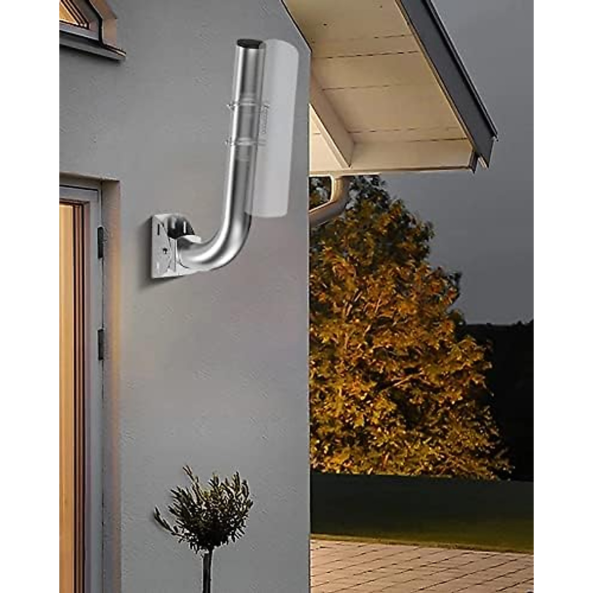 Universal Adjustable TV Antenna Mount 14" Inch Weather Proof J Pole, Wireless Bridge Bracket Mount for Outdoor Point to Point AP Access Point Client Bridge CPE, Antenna Mounting Pole, 1-Pack