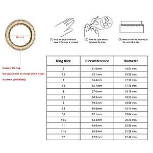 PHENGEL Anxiety Rotating Stress Relief Rotate Freely Hip Hop Rotating rings Black-Plating Platinum rings (14K gold-Rings, 10)