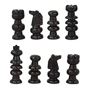NOVICA Handcrafted Marble Chess Set, Grey and Black, Check in Gray'