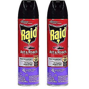 Raid Ant & Roach Killer Lavender, 17.5 Oz (Pack - 2), 16 Lb