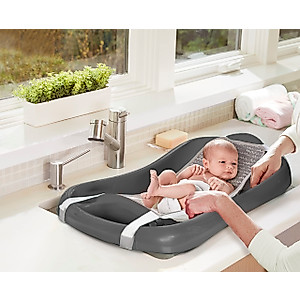 The First Years Renewed Baby Bath Tub - Newborn to Toddler 3-in-1 Baby Tub with Removable Sling - Made with 50% Recycled Material - 0 to 25 LBs