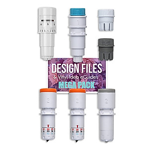 Silhouette Cameo 4 Tools Bundle with Design Card, Rotary, Auto, Kraft, & Pen Holder Set