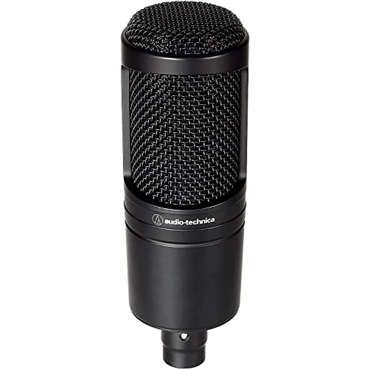 Audio-Technica AT2020 Cardioid Condenser Studio XLR Microphone, Ideal for Project/Home Studio Applications,Black