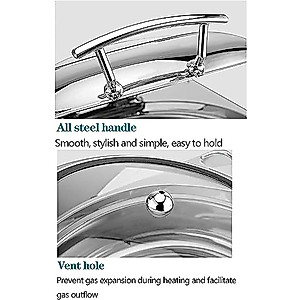 Chafing Dishes Chafing Dish Buffet Set, Food Warmers Server Warming Tray Round Rectangular Chafers, Stainless Steel Square Chafer, Round Food Warmer Chafing For Catering Warmer Chafer Set, Energy Effi