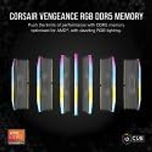CORSAIR VENGEANCE RGB DDR5 64GB (4x16GB) DDR5 5600MHz CL36 AMD EXPO Intel XMP iCUE Compatible Computer Memory – Gray (CMH64GX5M4B5600Z36)