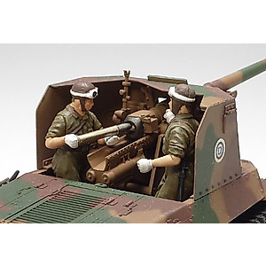 Tamiya -TAM35331 Panzer Japanese Model Hobby Aircraft Construction Kits, 35331, Full Tank with 6 Dolls, Small