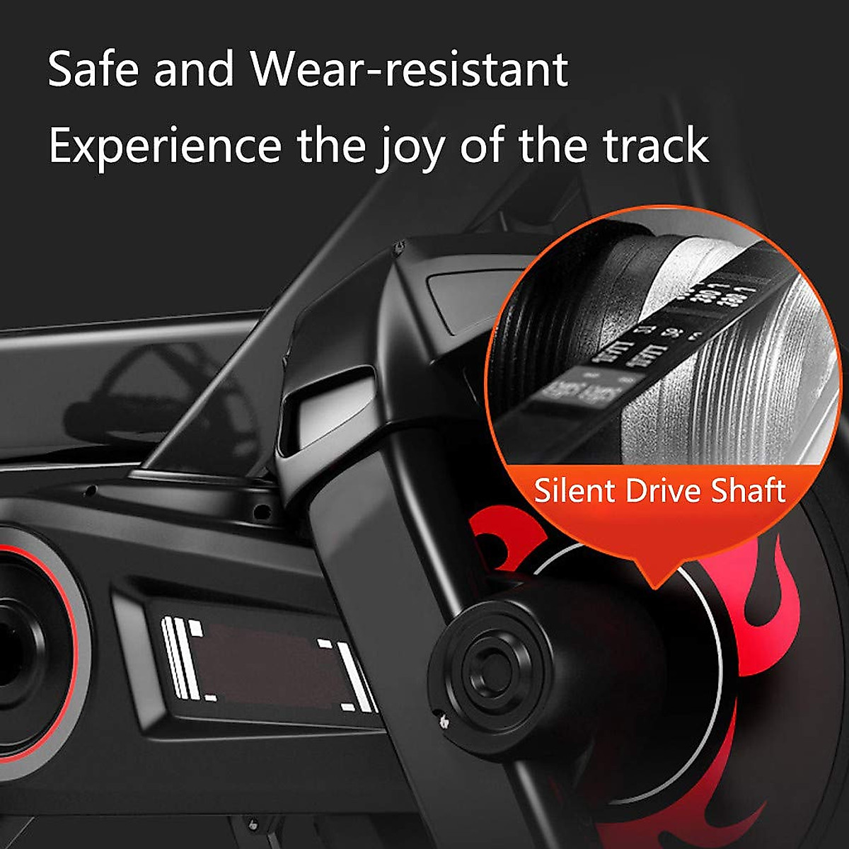 Indoor Cycling Bike Professional Exercise Cycle Bike Sport Bike with LCD Digital Monitor Phone Holder, Stationary Bikes Cardio Workout Machine Upright Bike Belt Drive Home Gym