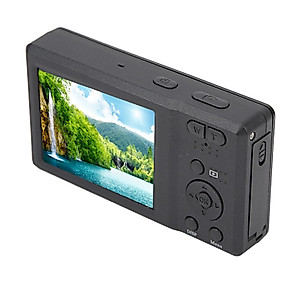 Camera, 2.7 Inch Digital Camera 56MP 4K 20X Continuous Shooting High Definition Flash for Kids Travel (Black)