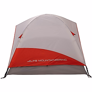 ALPS Mountaineering Meramac 4-Person Tent, Gray/Red