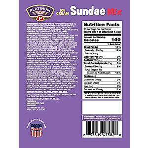 Platinum Ice Cream Sundae Trail Mix – A Decadent Blend of Nuts, Dried Fruits, Dark Chocolate Waffle Cones, Yogurt Pretzels & Corn Squares, Toasted Oats, and Dried Cranberries & Stawberries, Peanuts – 10 oz Resealable Pouch