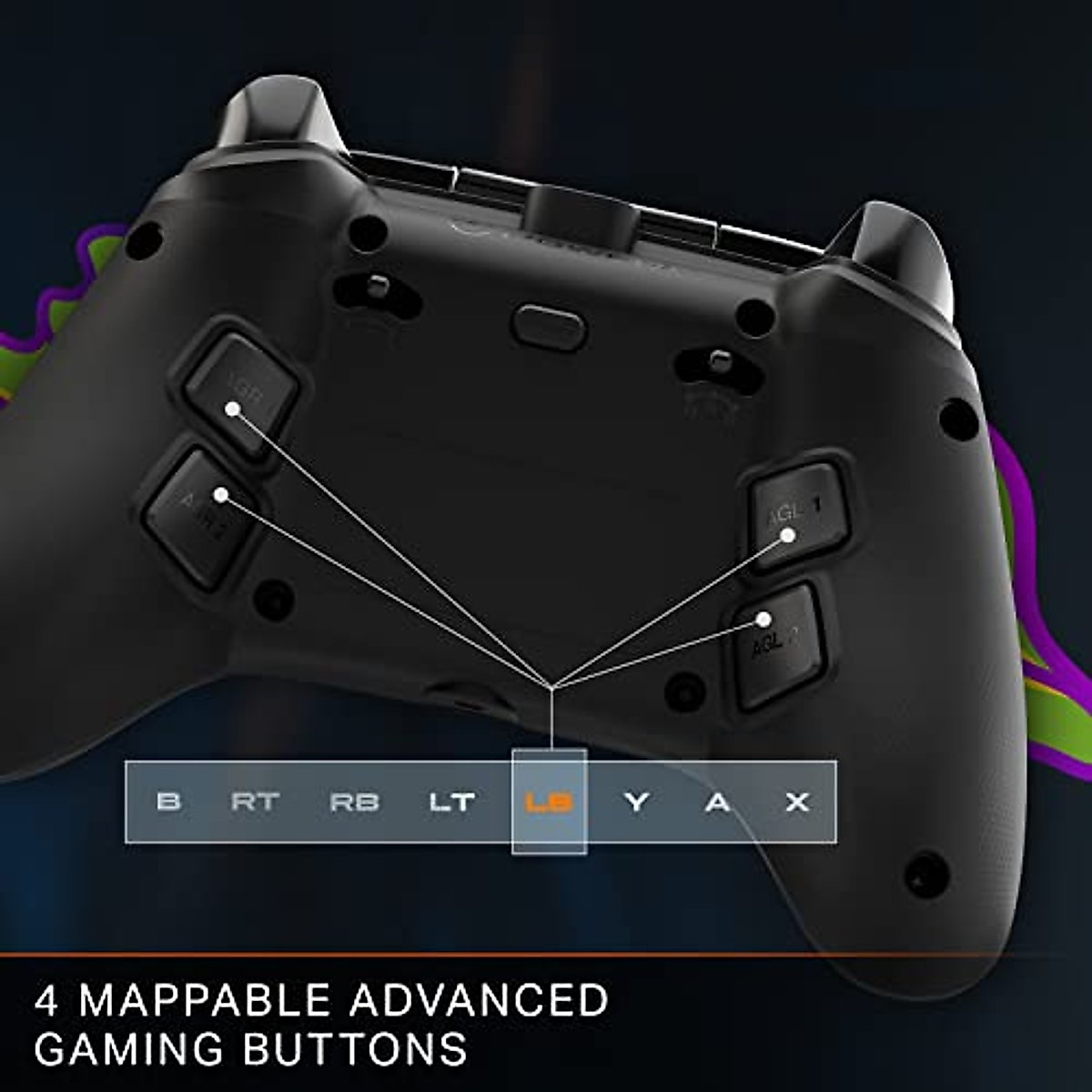 PowerA FUSION Pro 3 Wired Controller for Xbox Series X|S, Xbox One, Mappable Advanced Gaming Buttons, Xbox Controller, Trigger Locks, Black