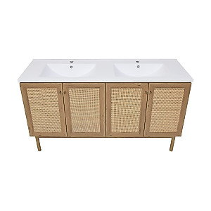 Swiss Madison - well made forever SM-BV666 Classe Bathroom Vanity, 60 Inch, Oak