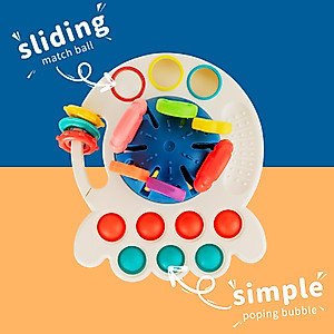 Xouduxpl Baby Toys, Montessori Toy for 6-12 12-18 Months Toddler Babies, Sensory Toy, Motor Skills & Pull String Activity for 1 2 3 4 5 6 Years Old Infant Boy Girl Easter Gifts