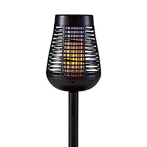 PIC Solar Insect Killer Torch (DFST), Bug Zapper and Accent Light, Solar Bug Zapper - Kills Bugs on Contact