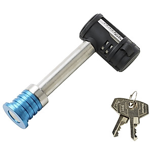 Master Lock 1480DAT Stainless Steel Receiver Lock for 5/8 in. Receiver Hole
