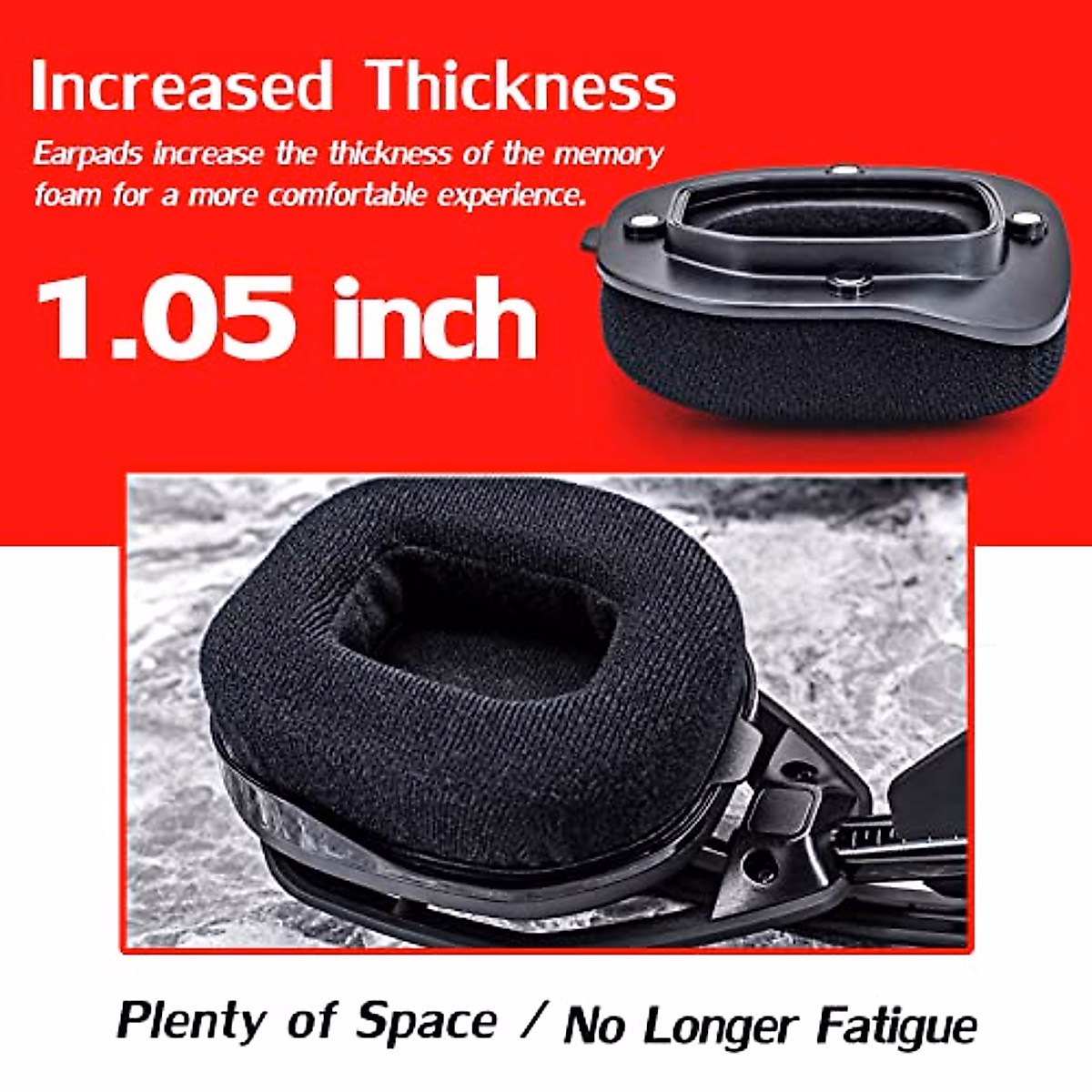 DIMOST Ear Pads Headband Compatible with Astro A40 TR Headset (Velvet)