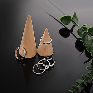 Honsny 925 Sterling Silver Rings for Women 18K White Gold Filled Plain Thumb Stackable Statement Rings High Polished Eternity Wedding Band Rings