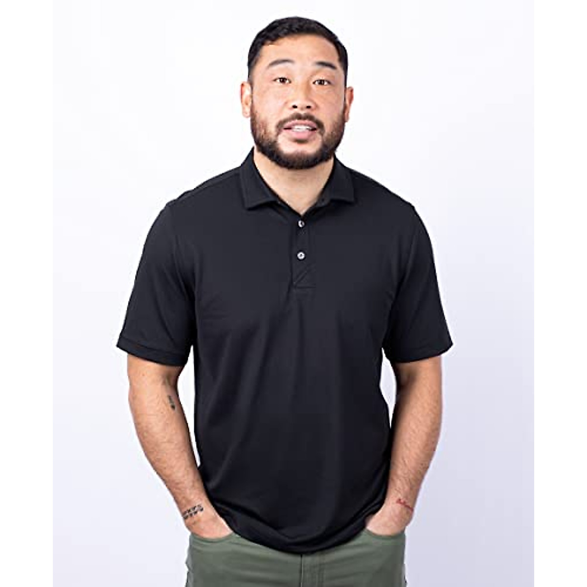 Cutter & Buck mens Short Sleeve Virtue Eco Pique Recycled Polo Shirt, Polished, Large US