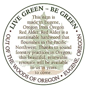 Out of the Woods of Oregon Bread and Bagel Slicer Bow Saw Bread Knife for Home Made Bread - Natural Alder - Choose from RIGHT OR LEFT HANDED (Cherry - Right Handed)