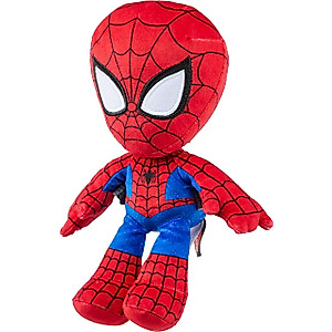 Mattel Marvel Spider-Man Plush Character Figure, Super Hero Soft Doll in Classic Suit, 8 Inches Tall