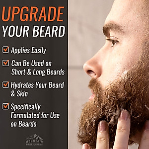 Foaming Cedarwood Beard Wash - With Cedarwood Essential Oil, Vitamin B5 & Dead Sea Salt – 5 oz by Rocky Mountain Barber Company