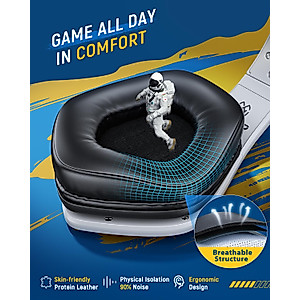 Wireless Gaming Headset for PC, Ps5, Ps4, 2.4 Ghz USB & Type-C Gaming Headphones with Microphone, 30H Battery Bluetooth Headphones for Switch, Laptop, Mobile, Mac