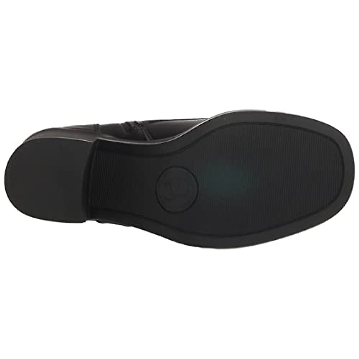 Karl Lagerfeld Paris Women's Dottie Fur Lace Up Boot Ankle, Black/Natural, 9