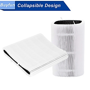 buyfun for Blueair Blue Pure 411 Replacement Filter, Replacement Filter for Blueair Blue Pure 411, 411+, 411 auto and Mini Models