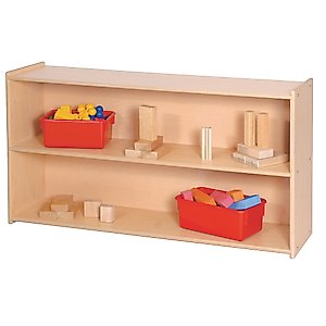Children's Factory Angeles Value Line 2-Shelf Storage, ANG7173, Classroom Organization, Kids Toy Organizer, Playroom, Daycare & Preschool Book Shelves