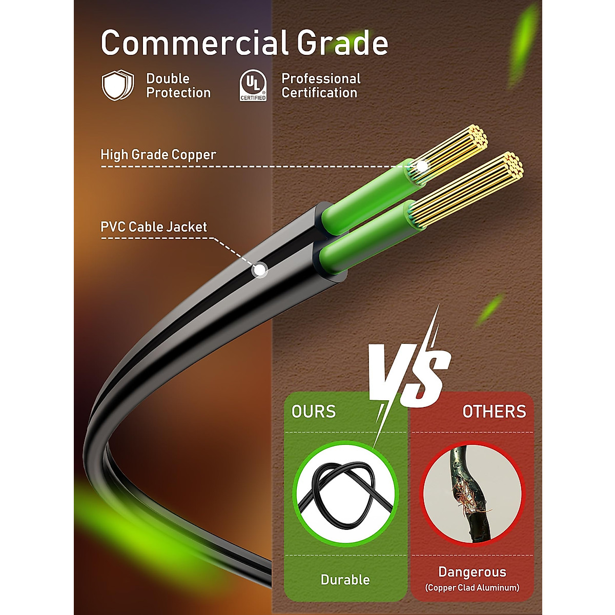 Outdoor String Lights 25 Feet G40 Globe Patio Lights with 27 Edison Glass Bulbs(2 Spare), Waterproof Connectable Hanging Light for Backyard Porch Balcony Party Decor, E12 Socket Base,Black