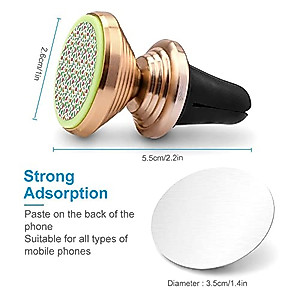 Mexican Style with Cactus Magnetic Phone Holder for Car Air Vent Holder Clip Compatible with All Smartphones & Tablets