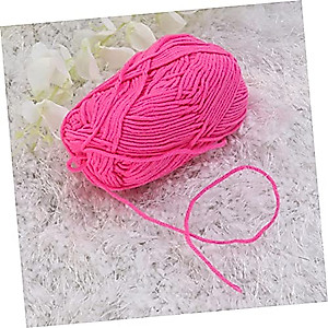 Thick Yarn for Knitting Soft Yarn for Crocheting Knitting Yarn Chunky Yarn Cotton Yarn Cotton Yarn for Crochet Knitting Accessories Roving Textured Yarn Sweater Cotton Ball