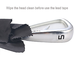 SummerHouse 2 Grams Per Inch High Density Golf Lead Tape 1/2'' x 60'' Available 0.025 Inch Thickness for Golf Pickleball Paddles Tennis Racket Fishing