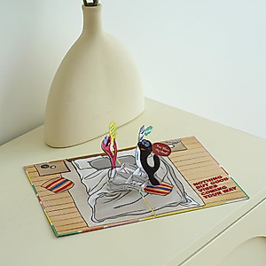 Funny Birthday Card for Women | Pop Up Toys Wishing Her Good Vibes | Happy Birthday Cards for Wife, Girlfriend | 30th Birthday Card for Sister, Friend | Congrats Card for Boss Promotion, Graduation