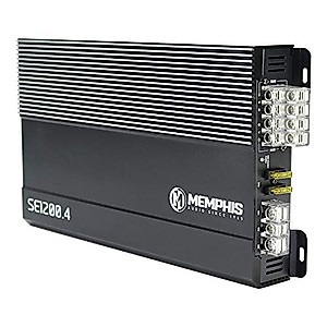 Memphis Audio SE1200.4 Street Edge 1200W 4-Channel Car Audio Amplifier