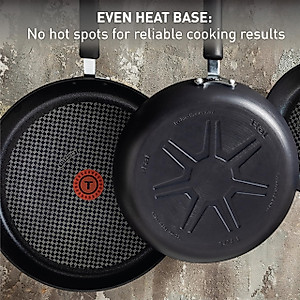 T-fal Ultimate Hard Anodized Nonstick Sauté Pan 8 Inch Oven Safe 400F Cookware, Pots and Pans, Dishwasher Safe Grey