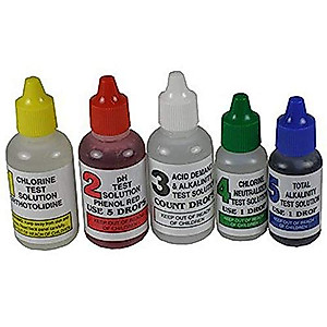 JED POOL TOOLS 00-330 5-Way Refill Test Kit
