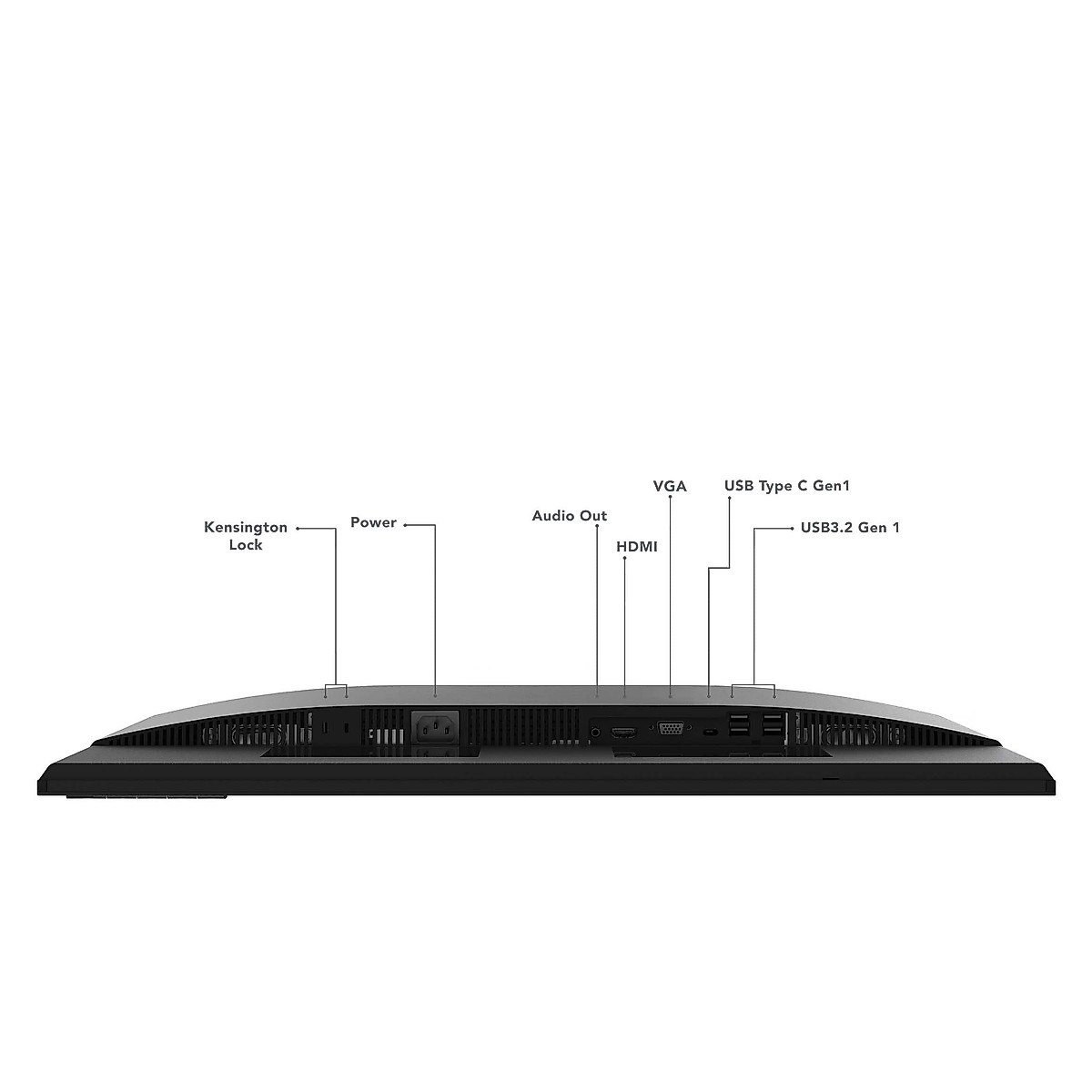 Lenovo L27m-30-2022 - Everyday Monitor - 27 Inch FHD - 75 Hz - AMD FreeSync - Low Blue Light Certified - Tilt Stand - Integrated Speakers - HMDI & VGA & USB-C,Grey