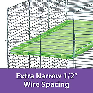 Kaytee My First Home Multi-Level Exotics Habitat for Pet Chinchillas, Rats, Degus, Sugar Gliders and Other Exotic Small Animals