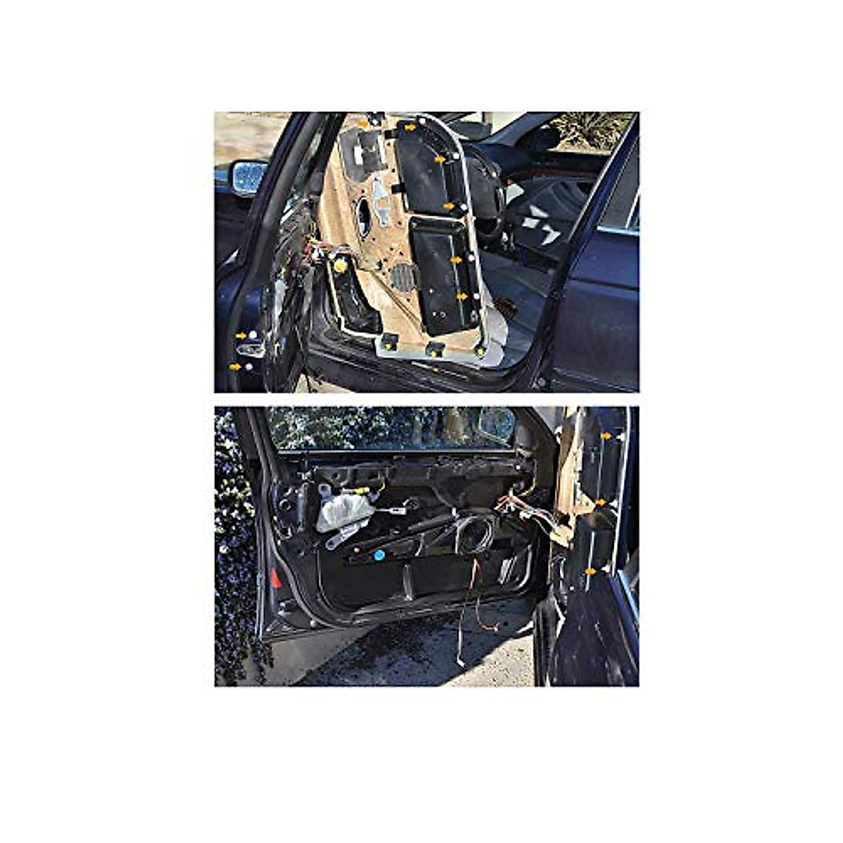 GOOACC 50Pcs Car Door Trim Panel Retainer Clips Bumper Fastener Rivet Clips for BMW 51411973500 Series 3, 5 & 7 E46 E36 E34 E38 E39 M3-with Seal Ring