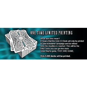 Bicycle Grid 2 Blue Playing Cards Poker Deck