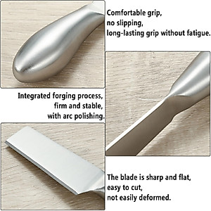 DBZQSCW 6-Piece Cheese Knife Set, Premium Stainless Steel Cheese Knives with Gift Box, Cheese and Charcuterie Board Collection matching tools(6pcs)