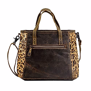 Myra Bag Fearless Leather & Cowhide Bag Upcycled Cowhide & Leather S-2832