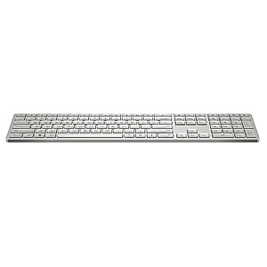 HP 970 Programmable Wireless Keyboard (Silver) - Bluetooth & 2.4 GHz Wireless Multi-Device Connectivity - USB-C Rechargeable Battery - 24 Programmable Keys - Works with Windows & MacOS (3Z729AA#ABA)