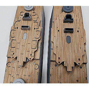 Scaledecks.com Premium Wood Deck for 1/350 USS Arizona (fits Hobby Boss and Other 1/350 Kits)