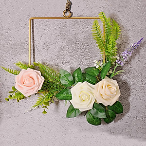 Outdoor Artificial Cedar Topiary Trees Uv Rated Potted Plants (Champagne)