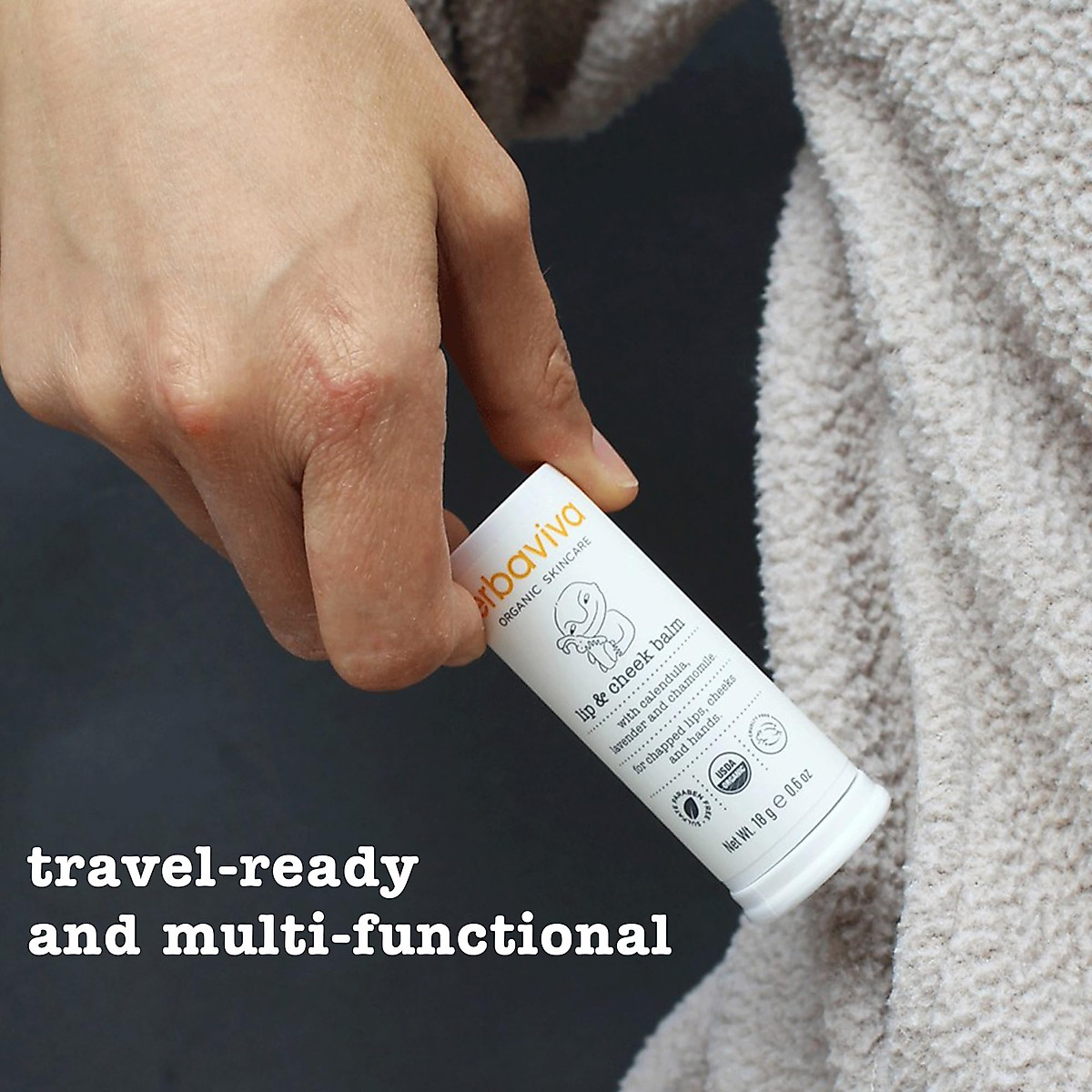 Erbaviva Organic Lip & Cheek Balm 0.6 Ounce